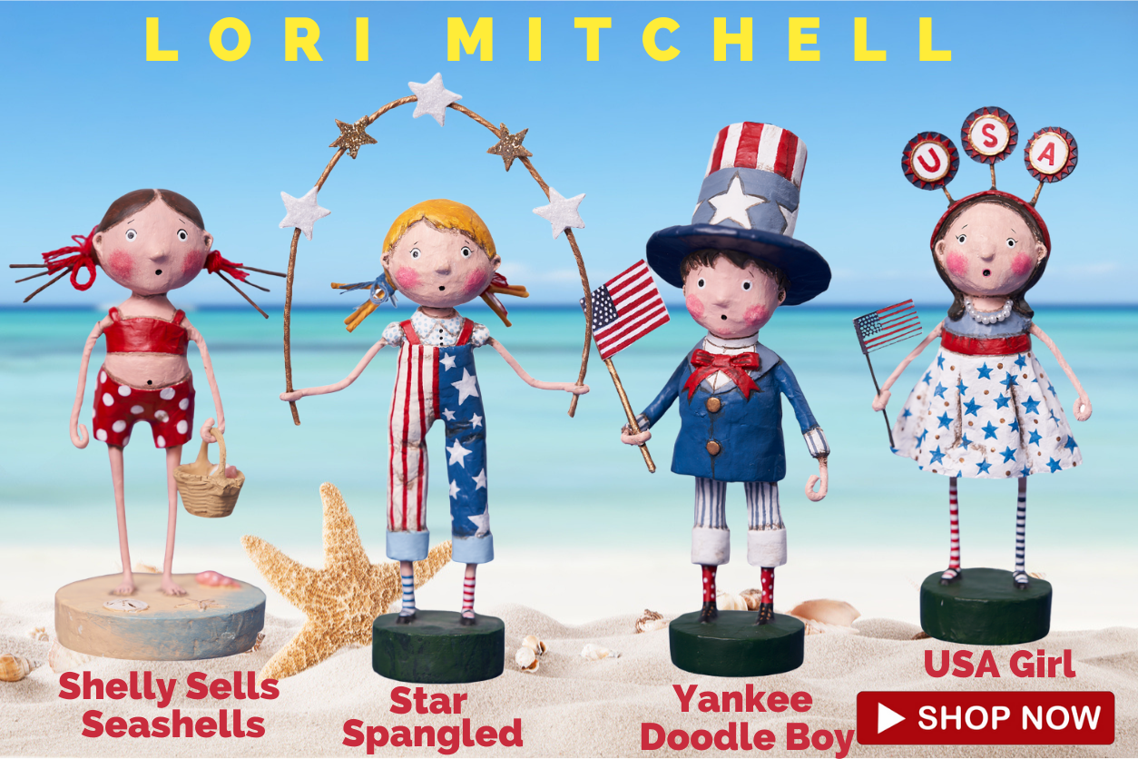 Wooden Duck Shoppe: "Egg"cellent NEW Lori Mitchell Easter Figures | Milled