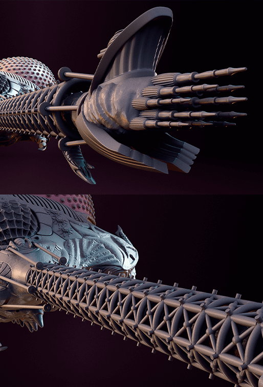 Gambody: 3D Printing Lexx Ship for Sci-fi Classics Fans | Milled