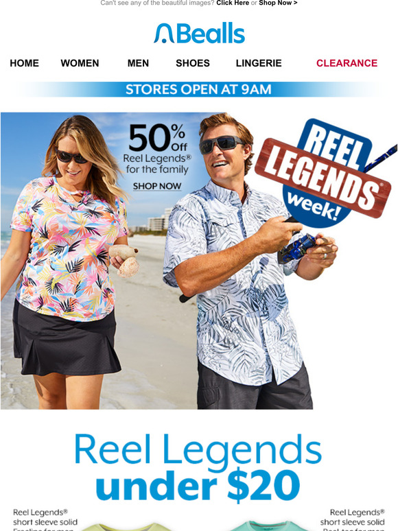 Bealls: 50% off Reel Legends for the family | Milled