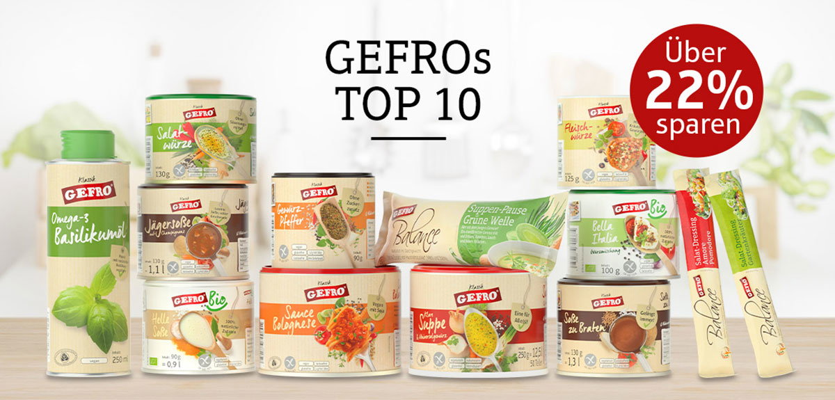 GEFRO: 15% Extra-Rabatt auf 6 GEFRO Produkte! | Milled