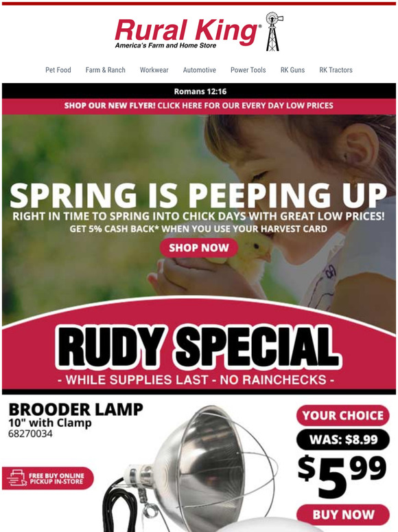 Rural King: Check Out Our Latest Flyer & Rudy Special! | Milled