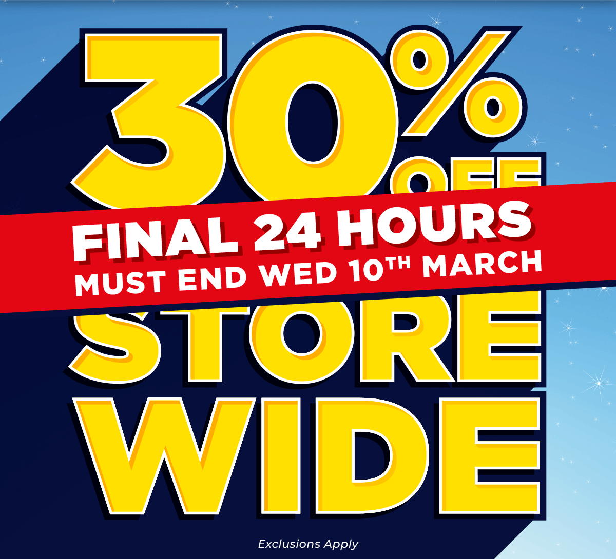 Spotlight: -Off Storewide | FINAL HOURS | Milled