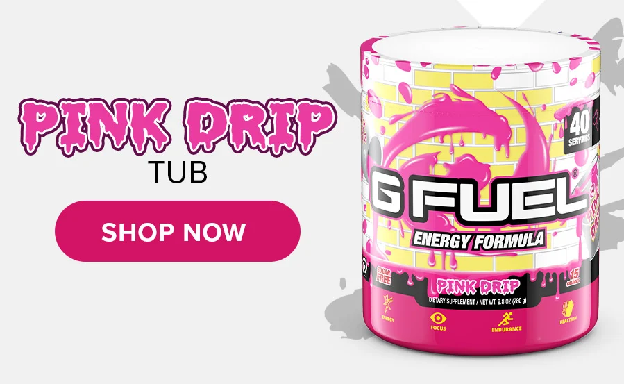 G FUEL: PINK DRIP Flavor Now Available! | Milled
