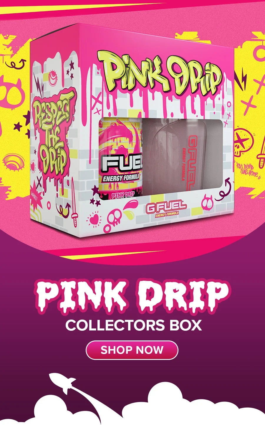 G FUEL: PINK DRIP Flavor Now Available! | Milled