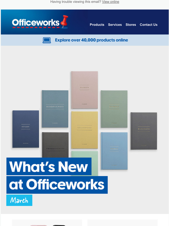 Officeworks: Whats New at Officeworks | March edition | Milled