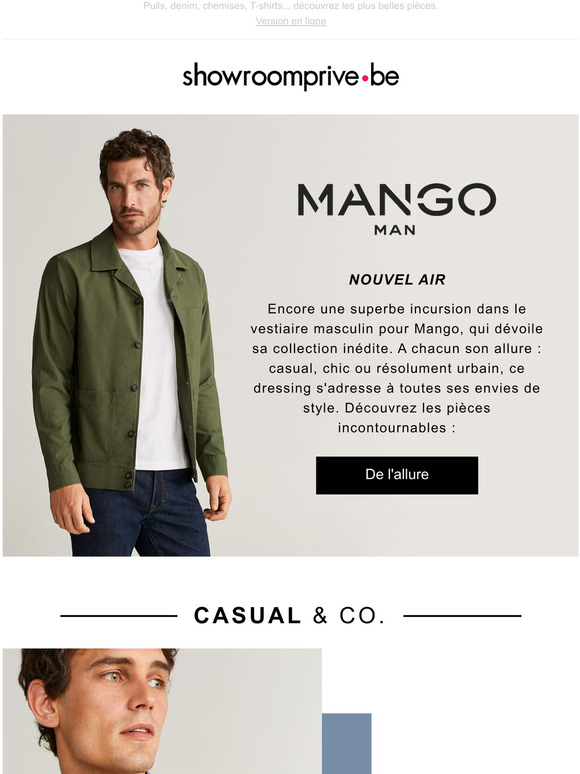 Showroomprive: La collection Mango Man arrive. | Milled