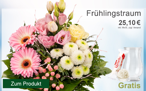 Flora Prima: Verschicken Sie den Blumenstrau-Klassiker Ballade mit Gratis-Vase fr 22,70 | Milled