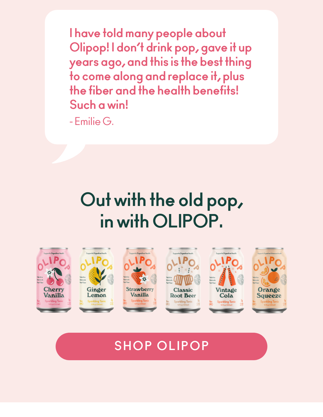 Olipop: Plant-based, prebiotic-packed, gut-friendly goodness. | Milled