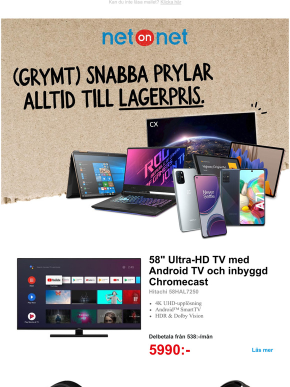 NetOnNet SE: (grymt) snabba prylar | Milled