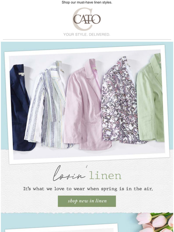 Cato: Spring's In The Air. Here's What To Wear. | Milled