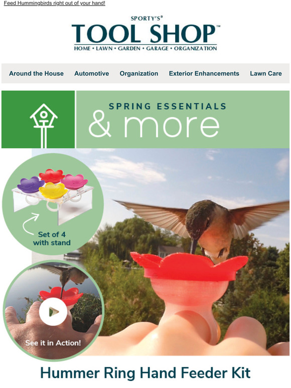 Sporty's Tool Shop: [Wildlife] Hummer Ring, Roosting Pocket, Squirrel ...