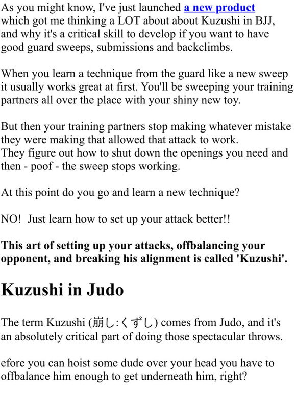 Grapplearts: The 3 Types and 4 Functions of Kuzushi | Milled