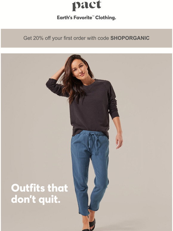 PACT Apparel: New looks made to last (but selling out fast!) | Milled