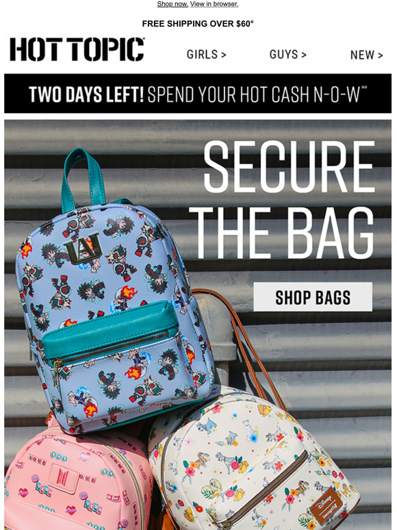 Hot Topic: Bag The latest must-have styles are here. | Milled