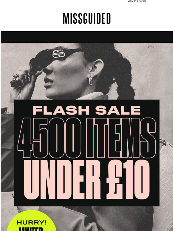 Missguided UK Email Newsletters: Shop Sales, Discounts, and Coupon Codes