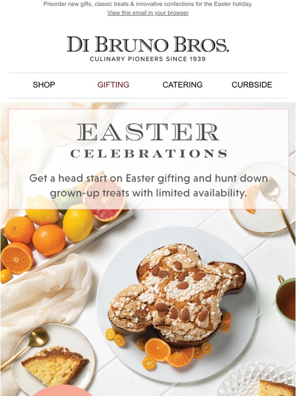 Di Bruno Bros: New Gifts for Easter Now Available! | Milled
