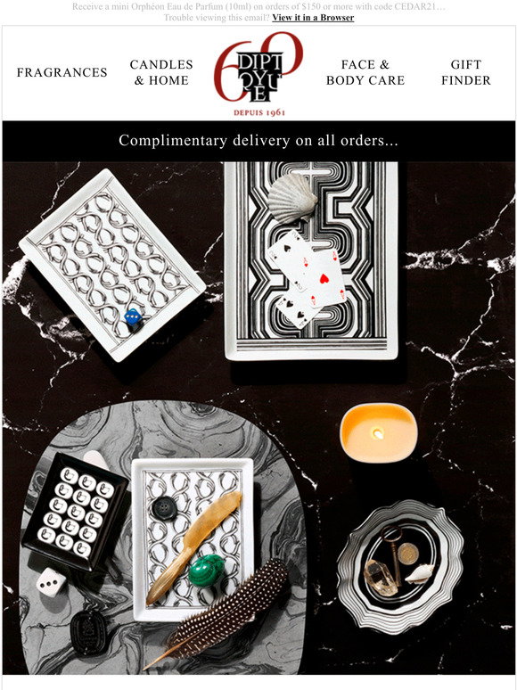 Diptyque: Trays for all treasures... | Milled