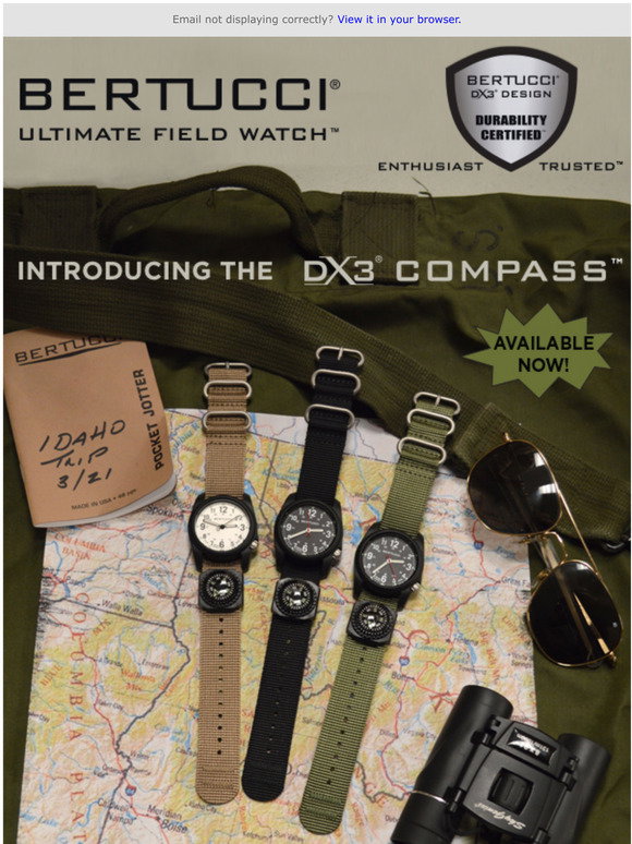 Bertucci: Introducing The DX3 Compass Available Now! | Milled
