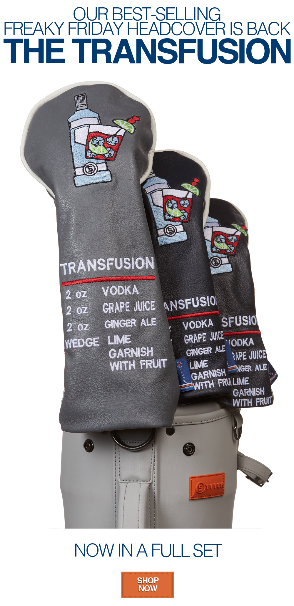 Stitch Golf: Our Best-Selling Transfusion Headcover Is Back! | Milled