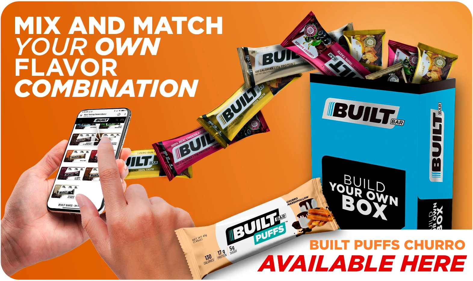 Built Bar: Going fast: Built Puffs Churro | Milled