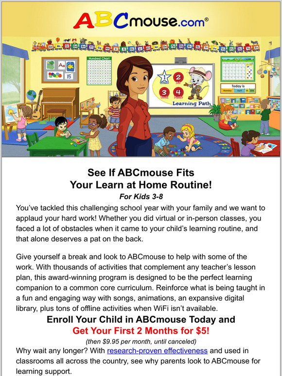 ABCmouse: Designed by Teachers, Loved by Kids | Milled