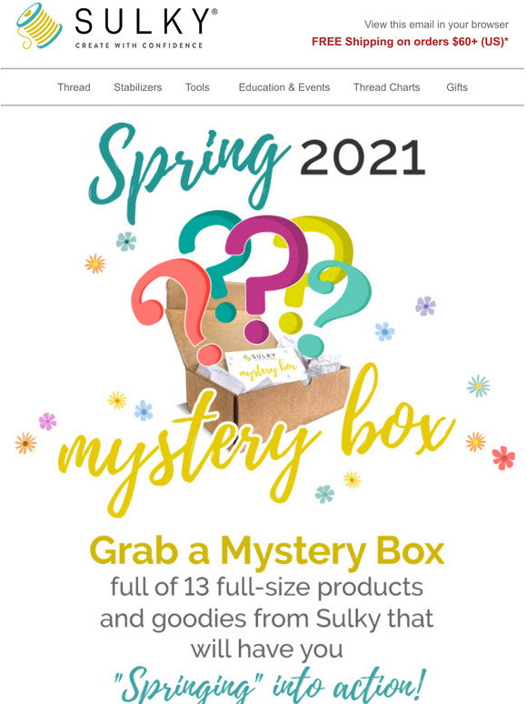 Sulky: Spring Mystery Box Is Here! | Milled