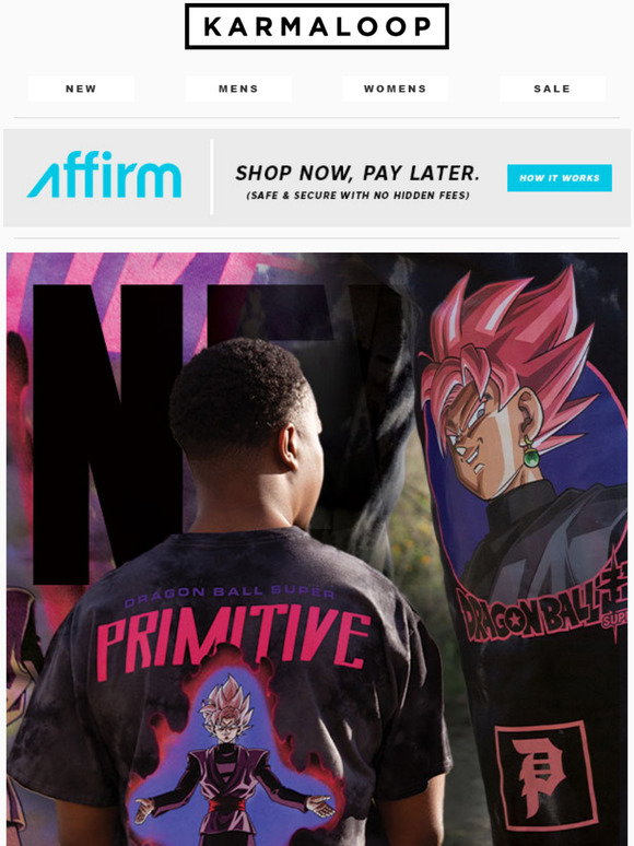www.karmaloop.com: Primitive x Dragon Ball Super Goku Black Rose | Milled