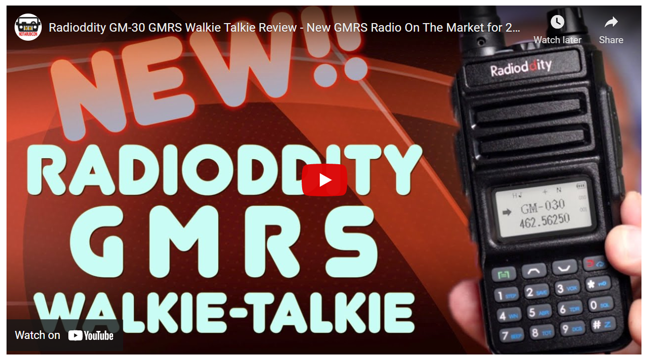 Radioddity: Just Restocked: Radioddity GM-30 GMRS Radio | Milled