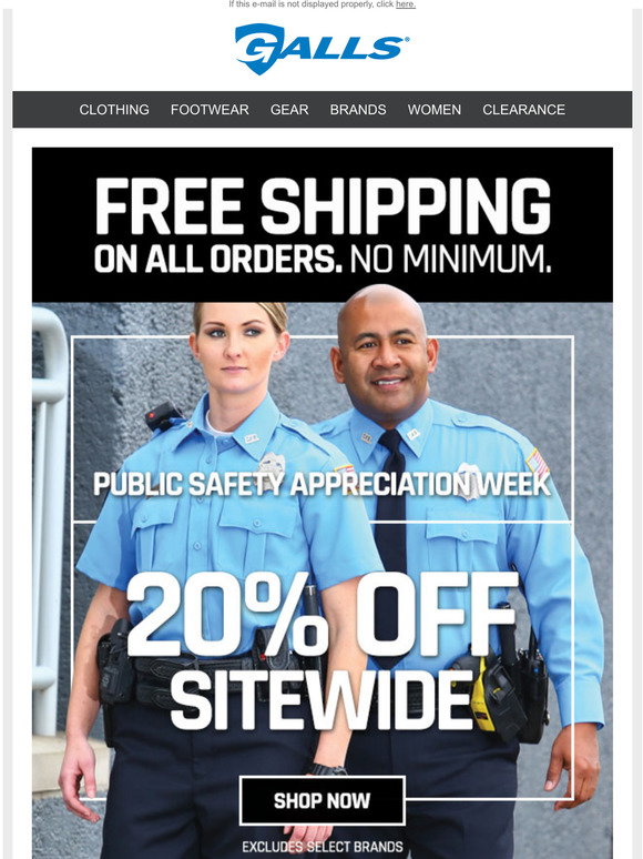 Galls: Public Safety Appreciation Week | Milled