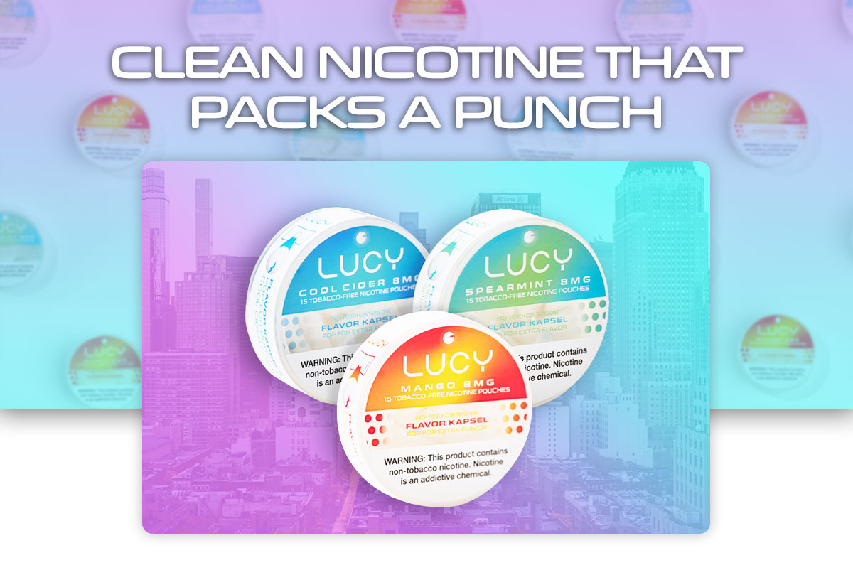 Lucy Activewear: Buzzier, Tastier, Lucy-er: New Nicotine Pouches! | Milled