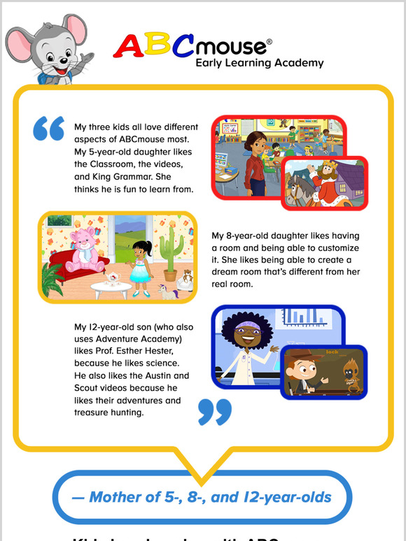 ABCmouse.com: Establish an Early Love for Learning | Milled
