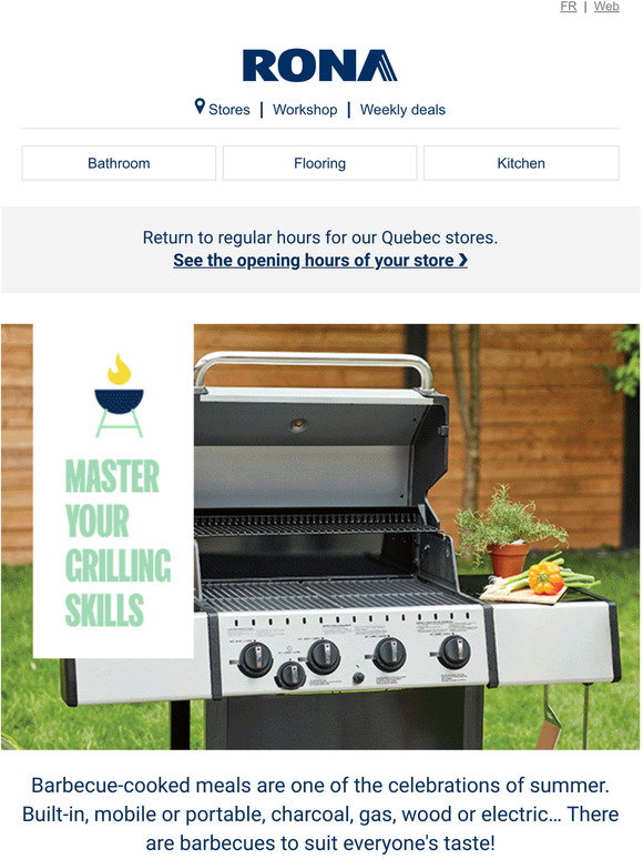 RONA: Fire up the grill, it's BBQ season! | Milled