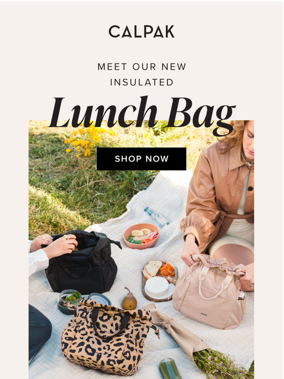 CALPAK: NEW TODAY: Meet the Insulated Lunch Bag | Milled