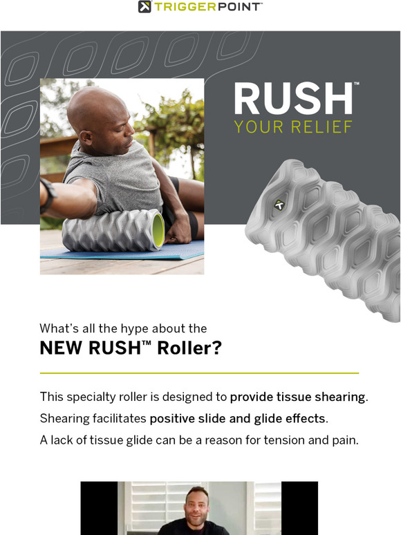 TriggerPoint: How to use the NEW RUSH roller! | Milled