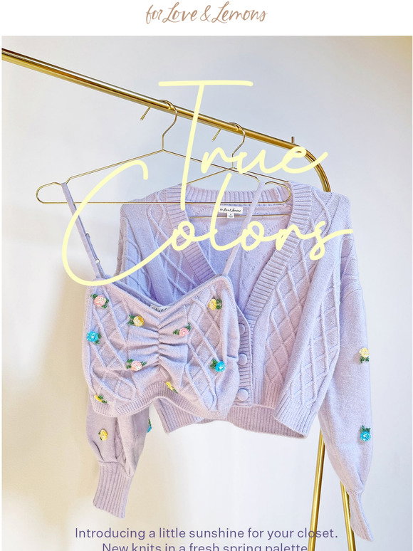 For Love & Lemons: Spring said COLORS | Milled