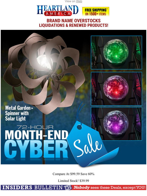 Heartland America: Limited Stock: $39.99 Metal Garden Spinner with ...