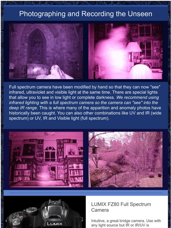 The GhostHunter Store: Take Photos & Video of Unseen Entities | Milled
