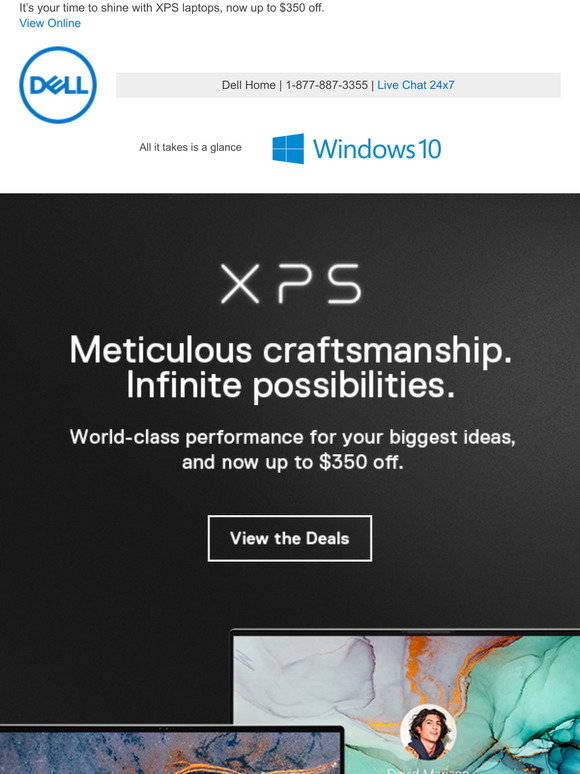 Dell: The XPS family | Designed to empower and inspire | Milled