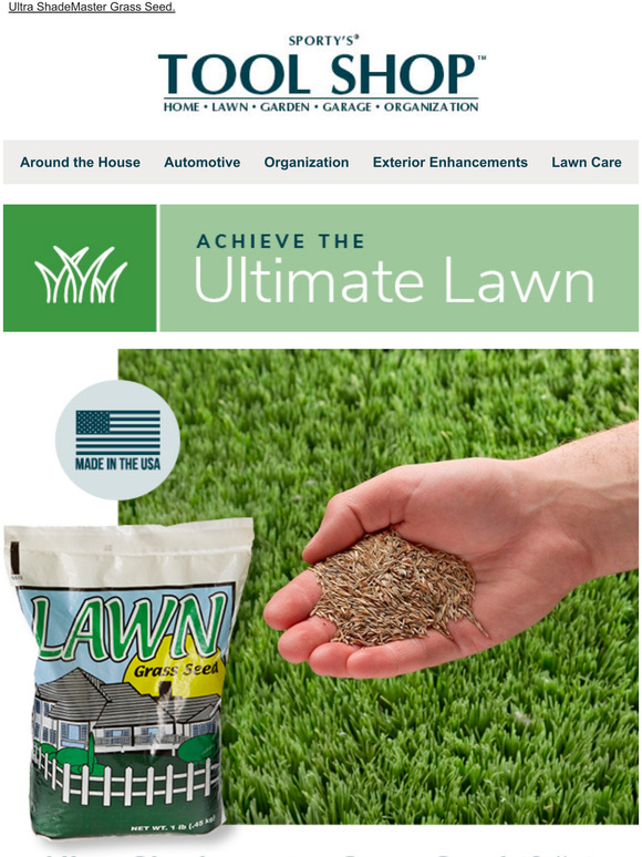 Sporty's Tool Shop: Achieve The Ultimate Lawn - Thrives In The Shade ...