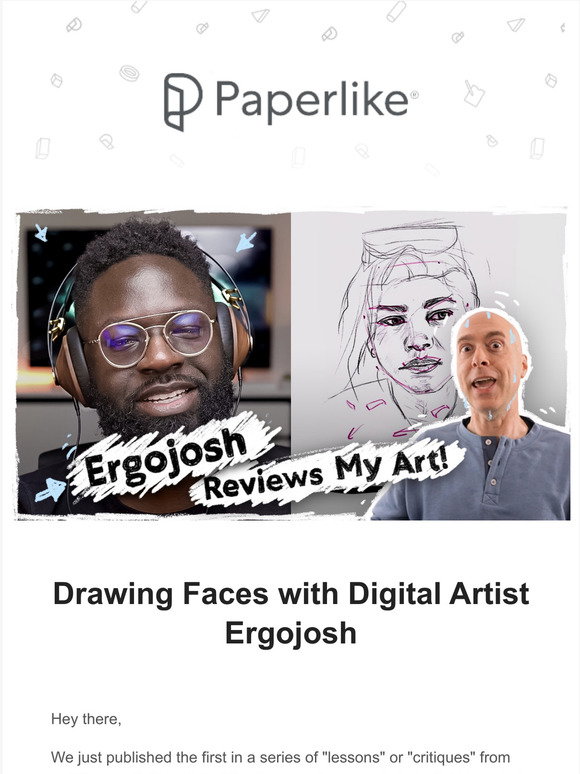 Paperlike: Drawing Faces with Digital Artist Ergojosh | Milled