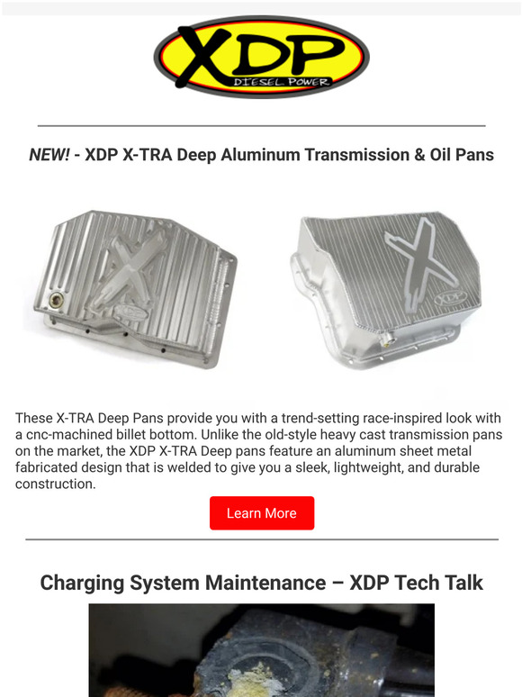Xtreme Diesel Performance: XDP X-TRA Deep Pans | Charging System ...