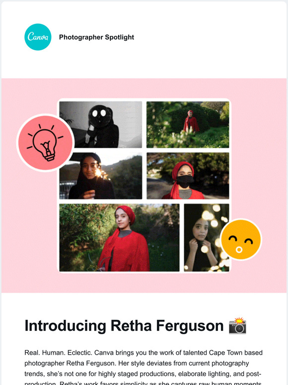 Canva: Photographer spotlight: Retha Ferguson | Milled