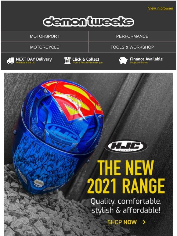 Demon Tweeks: The New HJC 2021 Range | Milled