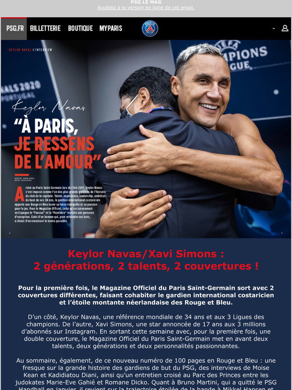 PSG Boutique: Le nouveau Magazine Officiel est disponible ! | Milled
