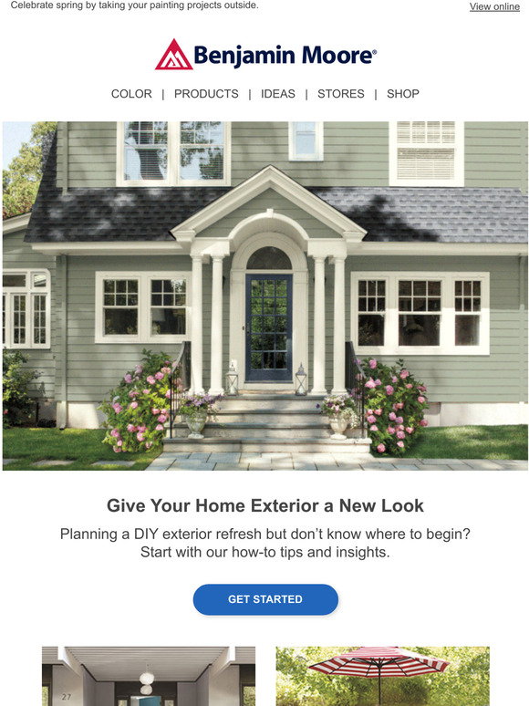 Benjamin Moore: Get Spring Ready with DIY Exterior Projects | Milled