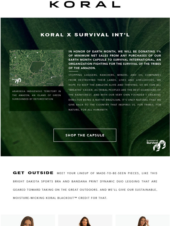 KORAL: Celebrating Earth Month - with bold, environmentally friendly styles | Milled