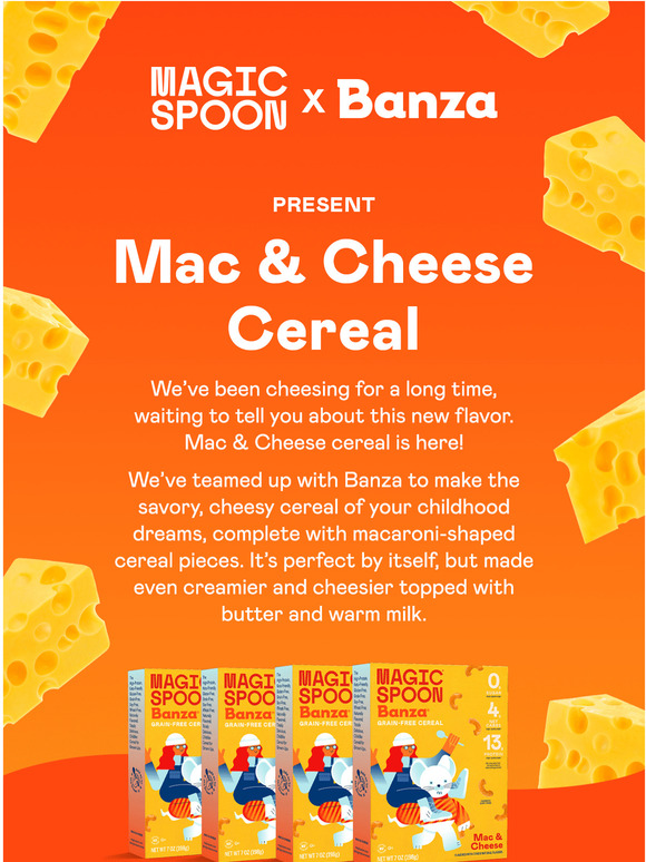 Magic Spoon: 48 hours only: Honey Nut is back! 🐝 | Milled