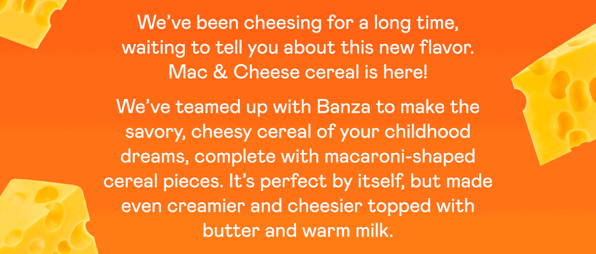 Magic Spoon: Introducing: Mac & Cheese Magic Spoon | Milled