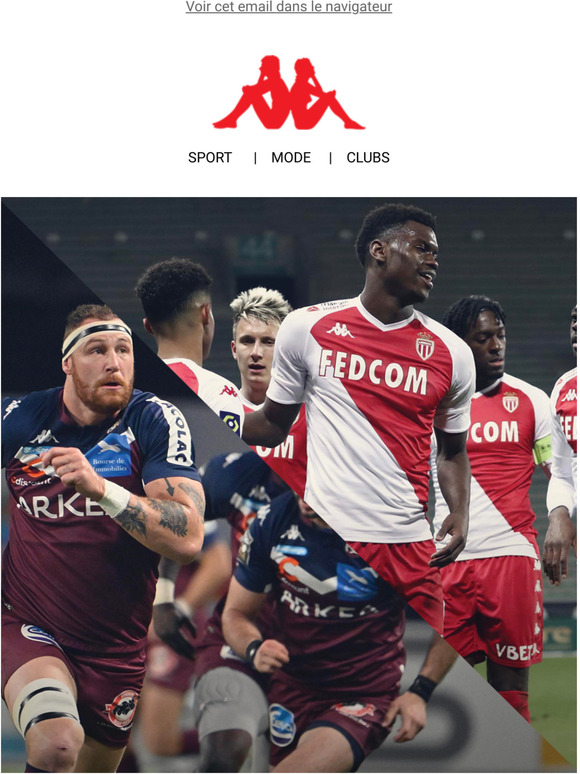 Kappa: Jusqu' -50% sur les clubs // USMA : nouveaux maillots | Milled