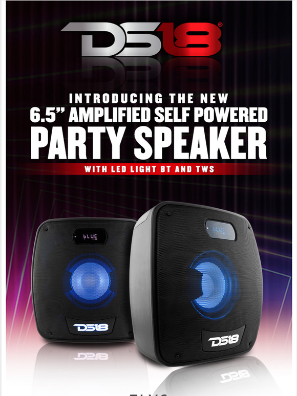 DS18: DS18 Introducing The New Amplified Self Powered Party Speaker ...